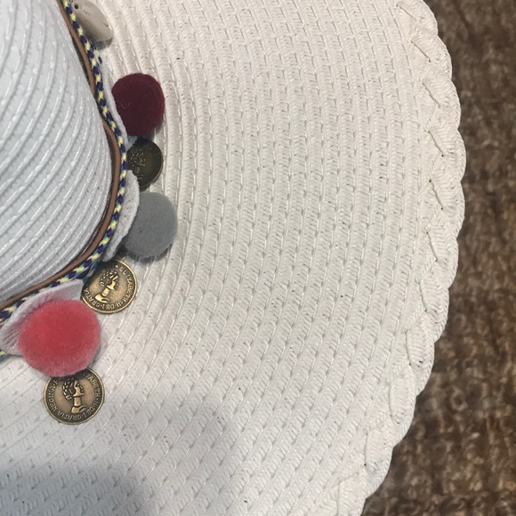 Nicole Marciano | Accessories | Nwt Nicole Marciano White Straw Hat ...